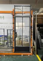 China Elegant French Swing Door with 6063-T5 Aluminum Alloy and 8mm Tempered Glass Featuring Silent Sealing Design for sale