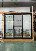 China AS150 Series Aluminum Sliding Door with Smooth Drainage Anti-Water Accumulation and 6063-T5 Aluminum Alloy Frame for sale