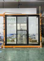 China AS150 Series Aluminum Sliding Door with Smooth Drainage Anti-Water Accumulation and 6063-T5 Aluminum Alloy Frame for sale