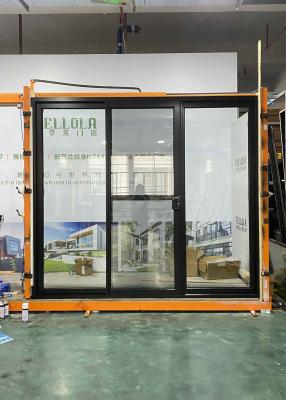 China AS150 Series Aluminum Sliding Door with Smooth Drainage Anti-Water Accumulation and 6063-T5 Aluminum Alloy Frame for sale