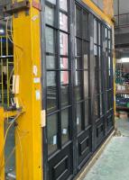 China French Vintage Folding Doors with 6063-T5 Aluminum Alloy Frame and 8mm or 5mm Tempered Glass Options for Swing, Sliding, or Folding for sale