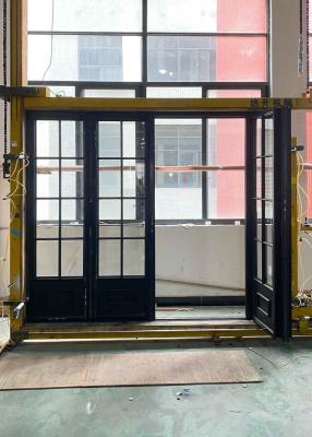 China French Vintage Folding Doors with 6063-T5 Aluminum Alloy Frame and 8mm or 5mm Tempered Glass Options for Swing, Sliding, or Folding for sale