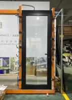 China Australian Standard 100 Series Aluminum Swing Door with 6063-T5 Aluminum Alloy, Double-Layer Tempered Glass, and 1.8mm Wall Thickness for sale
