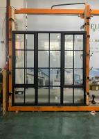 China High-Aesthetic French Windows with Grade 8 Air Tightness and Grade 9 Wind Resistance in 6063-T5 Aluminum Alloy for sale