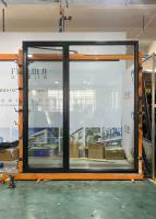 China Australian Standard Aluminum Swing Door with Modern Minimalist Design and Double-layer Tempered Glass for sale