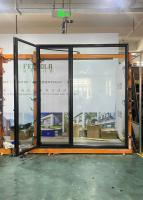 China Australian Standard Aluminum Swing Door with Modern Minimalist Design and Double-layer Tempered Glass for sale