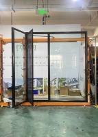 China Australian Standard Aluminum Swing Door with Modern Minimalist Design and Double-layer Tempered Glass for sale
