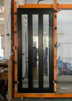 China Australian Standard Thermal‑Break Aluminium Hinged Glass Entrance Door for sale