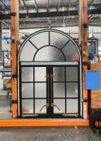 China French Retro Thermally Broken Aluminium Arch Casement Window for sale
