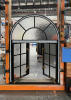 China French Retro Thermally Broken Aluminium Arch Casement Window | Weather-Resistant Durable Series for sale
