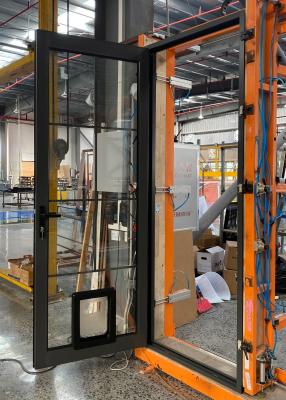 China Entrance Solution for Australian Pet‑Friendly Villas | AS‑Standard Aluminium Glass Entry Door for sale