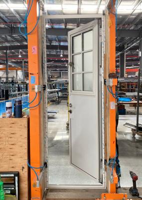 China French White Thermal Break Aluminum Integrated Terrace Doors & Windows | Dual-opening Design, Perfect for Ventilation & Viewing for sale
