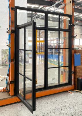 China Light‑Luxury French Broken‑Bridge Aluminium Casement Window, Personalized Custom for Villa & Residential Balcony Bedroom for sale