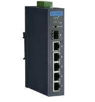 China 120W Industrial PoE Switch EKI-2706G-1GFPI 1000Mbps Signal Transmission Range DIN Rail for sale