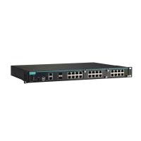 China Rack Mount Industrial Managed Switch Modular MOXA IKS-6728A-4GTXSFP-HV-HV-T for sale