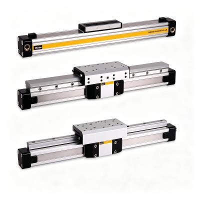 China OSP-P25 25mm Bore Pneumatic Rodless Cylinder Low Friction Long Stroke Air Cylinder for sale