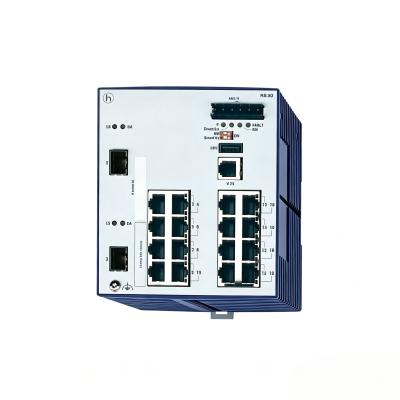 China Brand New 24V DC Hirschmann Managed Ethernet Switch 943434036 RS30 1602O6O6SDAP for sale