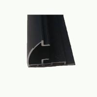 China Black Powder Coated Aluminium Extrusions For Window Corner 6063 T5 for sale