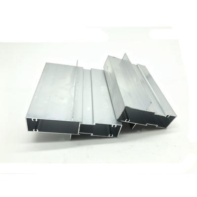 China Silver Anodized 6063 aluminum door frame extrusions For Construction Building for sale