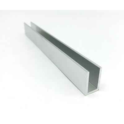 China 10mm Thickness U Channel Aluminium Extrusion For Industry Architecture for sale