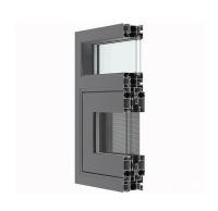 China Powder Coated Aluminum Door Frame 2.0mmmm Thickness Building Materials for sale