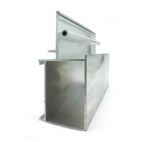 China Curtain Wall Architectural Aluminium Profiles Silver Color T3 for sale