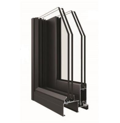 China Powder Coated Aluminium Profile Systems For Sliding Windows Frame Building Materials for sale