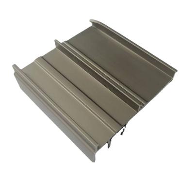 China Champagne Electrophoresis Anodized Aluminum Profiles For Glass Doors for sale