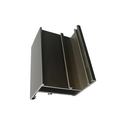 China Light Weight T5 Aluminium Extrusion Profile Champagne Anodized Standard for sale