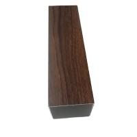 China 6.0 Meters Wood Finish Aluminium Profiles For Windows And Doors Frame for sale