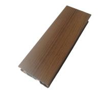 China Heat Transfer Surface Wood Grain Aluminium Profile Section For Construction for sale