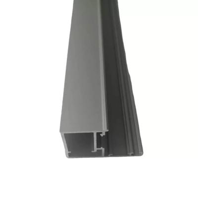 China Silver Anodized Aluminium Door Frame Metal Building Materials High Strength for sale