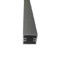 China 6063 Aluminium Sliding Door Frame Anodized Square With Screw Part for sale