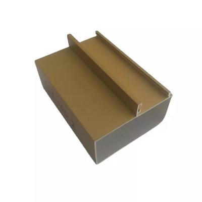 China 1.1mm Yellow Powder Coated Aluminium Extrusions For Casement Windows for sale