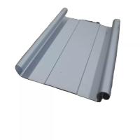 China Waterproof Aluminium Door Profiles Gravity Air Grille Louver Blade Profile With Hole Air Shutter for sale