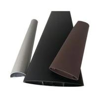China T5 Grey Powder Coated Aluminum Window Profiles Louver Blind 6063 for sale