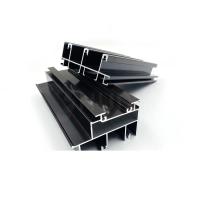 China Anodized Black Aluminum Extrusion Profiles for Window And Door Irsael Market for sale
