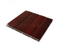 China Wood Grain Extruded Aluminium Door Profiles Length Customized With Transfer Printing for sale