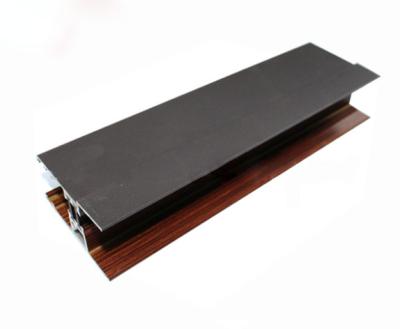 China Grey / Black Aluminum Alloy Extrusion Profile Stylish Designs For Equipment Frame for sale