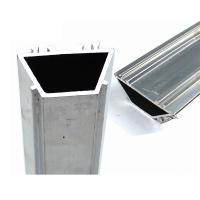 China Square Aluminum Heatsink Extrusion / Window Frame Parts Good Water Tightness for sale