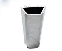 China T Shaped Aluminum Heatsink Extrusion Profiles Length Customized For Curtain Wall for sale