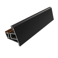 China Hexagonal Wood Finish Aluminium Profiles Customized For Stand Display for sale