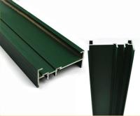 China Corrosion Resistant Powder Coated Aluminium Extrusions Wardrobe Sliding Door Parts for sale