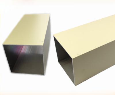 China Multifunctional Powder Coated Aluminum Tubing , Extruded Aluminum Square Tube for sale