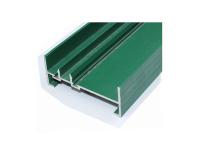 China Colored Rectangular Aluminum Tubing , Extruded Aluminum Window Frame for sale