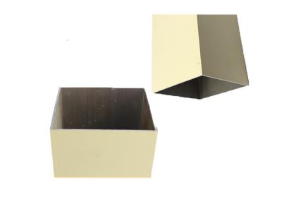 China Multifunctional Powder Coated Aluminium Extrusions 6063 Square Aluminum Tubing for sale
