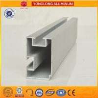 China 6m Length Aluminium Industrial Profile For Sliding Window With Built - In Blinds for sale