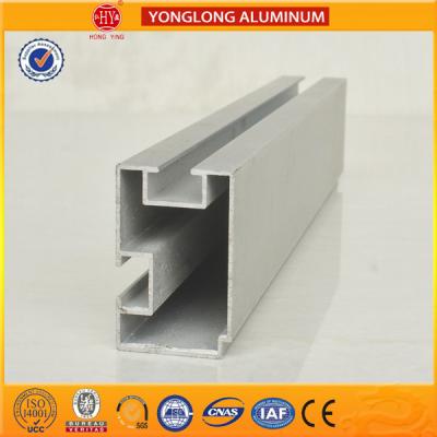 China 6m Length Aluminium Industrial Profile For Sliding Window With Built - In Blinds for sale