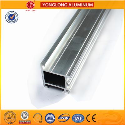 China Colored Rectangular Aluminum Heatsink Extrusion Profiles , Extruded Aluminum Window Frame for sale