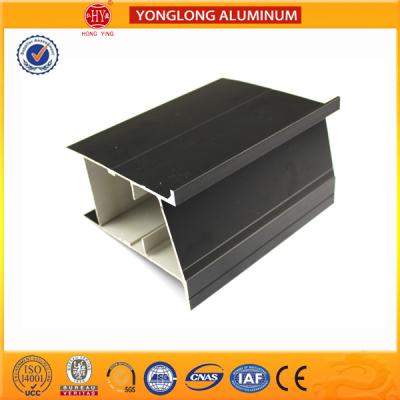 China Powder Coated Aluminium Profile For Windows Or Doors Frame Champangn , Bronze for sale